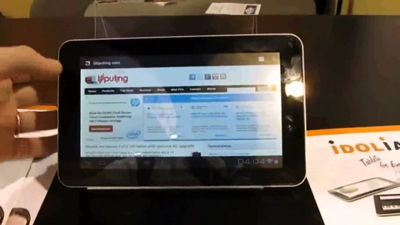 Test speed IdolPad tablet - YouTube