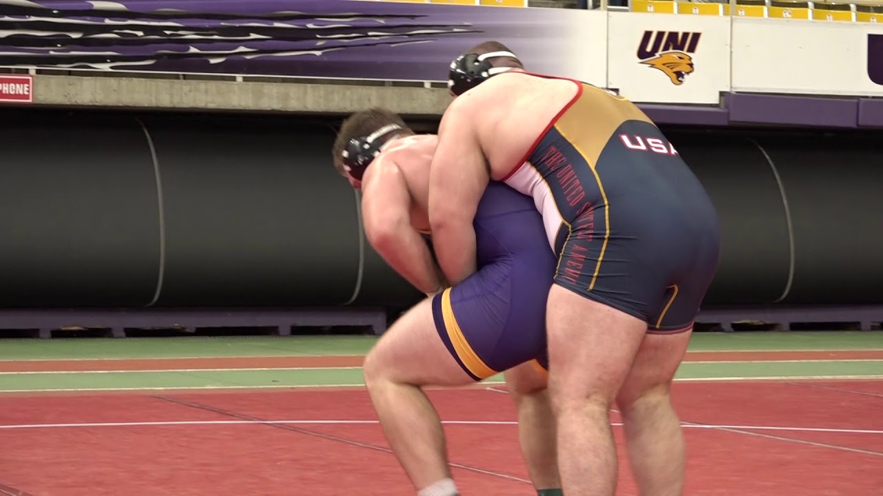 UNI Open wrestling Bryce Steiert and Isaiah Patton Carter Isley Paden ...