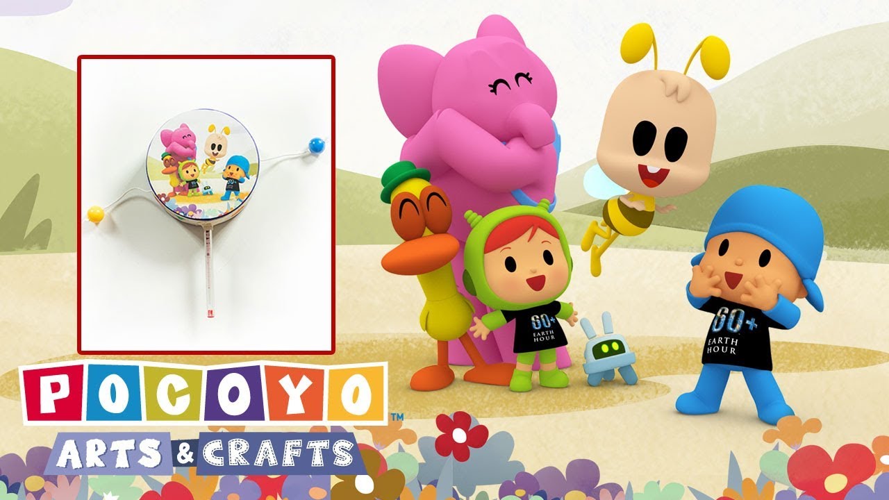 🌍POCOYO in ENGLISH - Arts & Crafts: Monkey Drum - Earth Hour 2019 ...