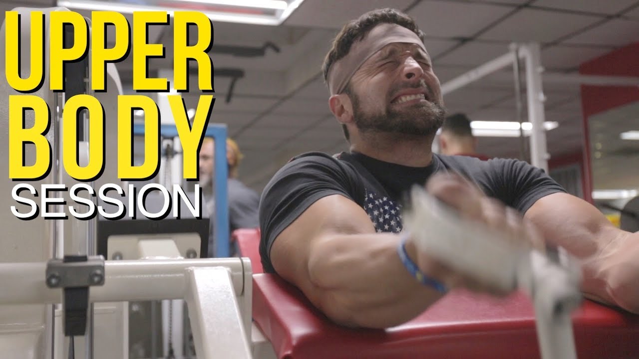 Upper body session @ Powerhouse gym - YouTube
