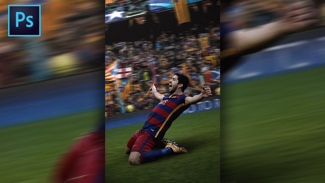 Photoshop Tutorial: How To Make a Motion Blur Sports Poster Design ...