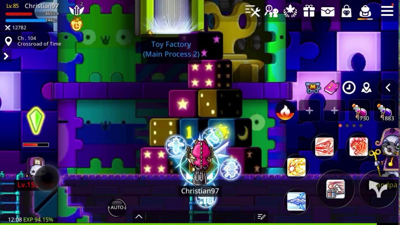 Maplestory M - Ludibrium: Crossroad of Time Gameplay - YouTube