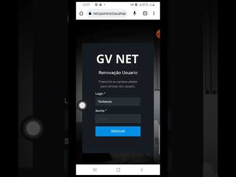 Renovação automática Gv Conecta. @gvnet