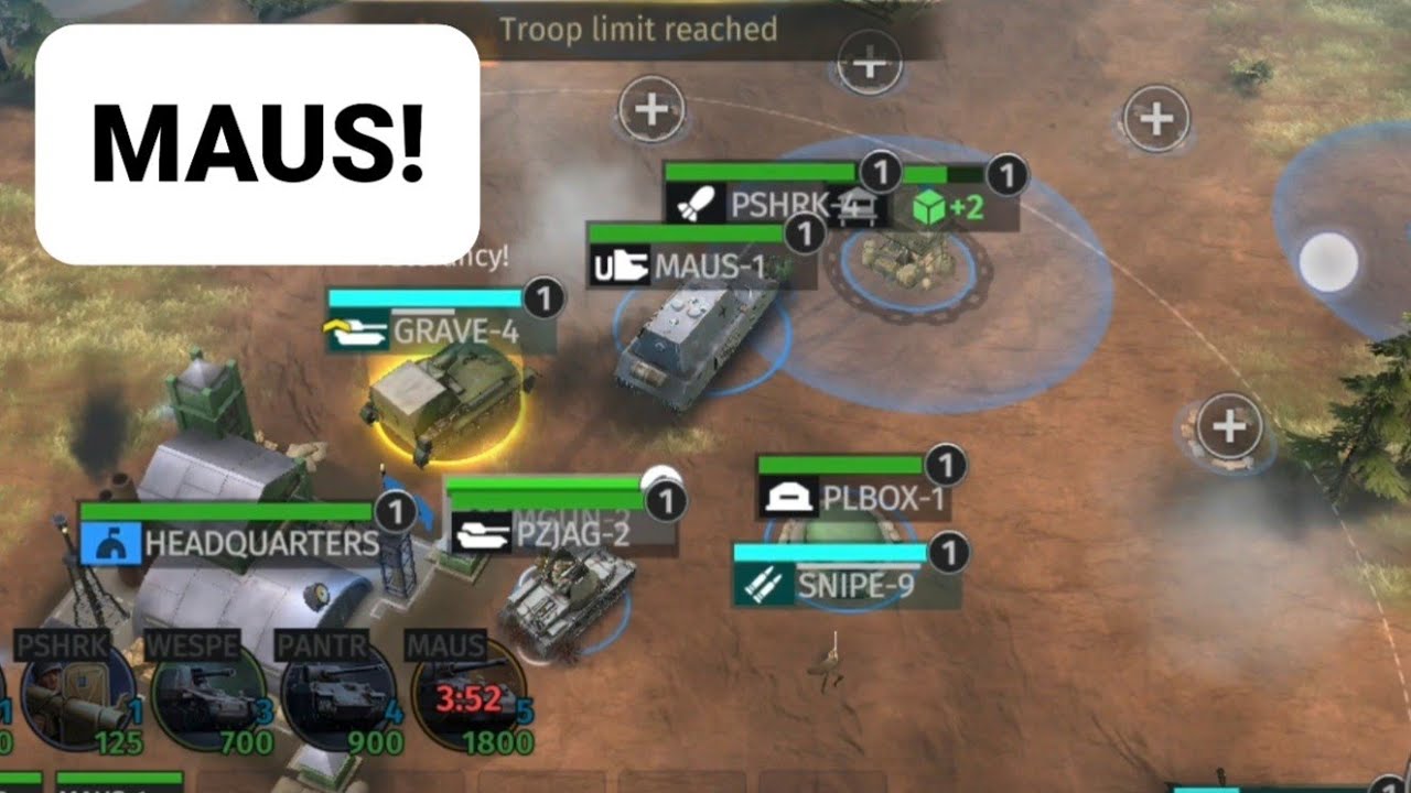 WWA RTS 2v2b: Maus!! Germany/ Ussr vs Germany/ Ussr. - YouTube