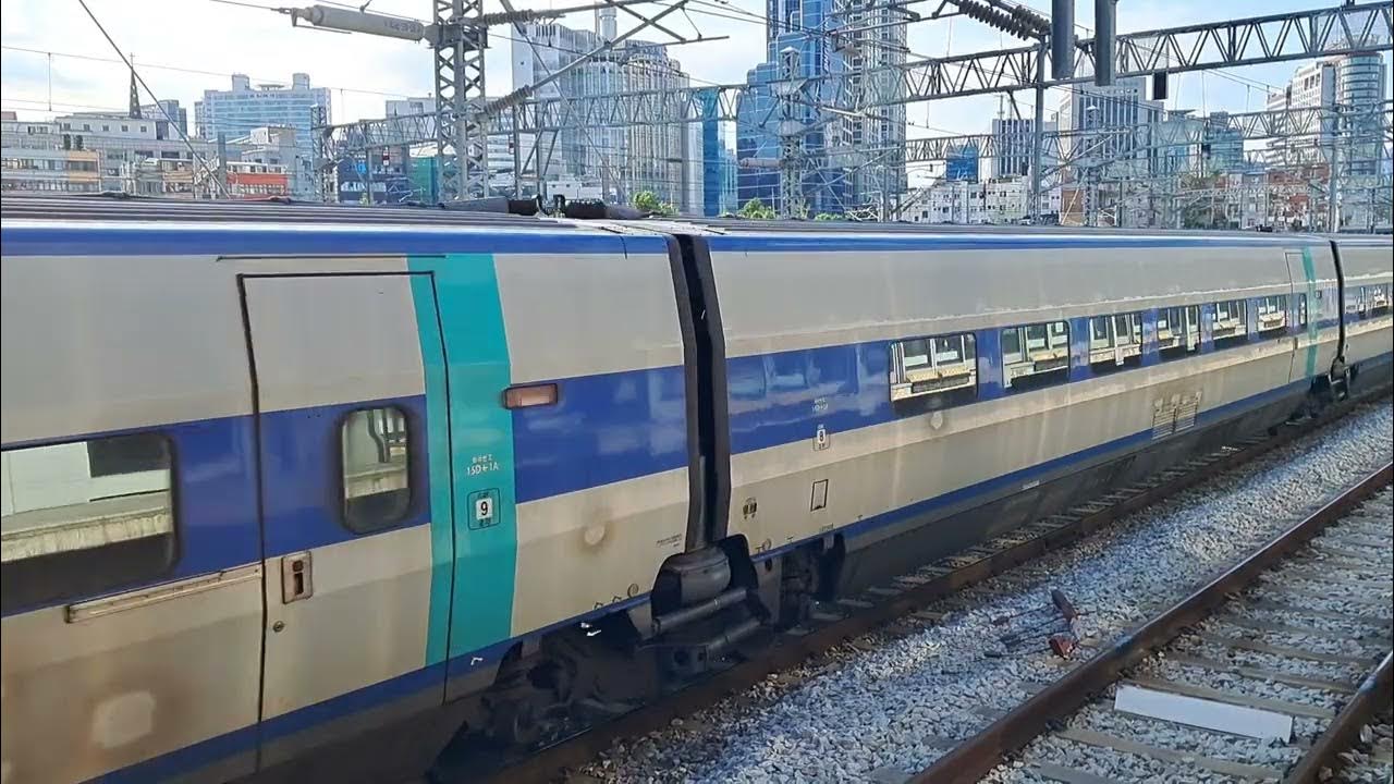 KTX 20주년 행신발 부산행 KTX 105열차 서울역 진입 - YouTube