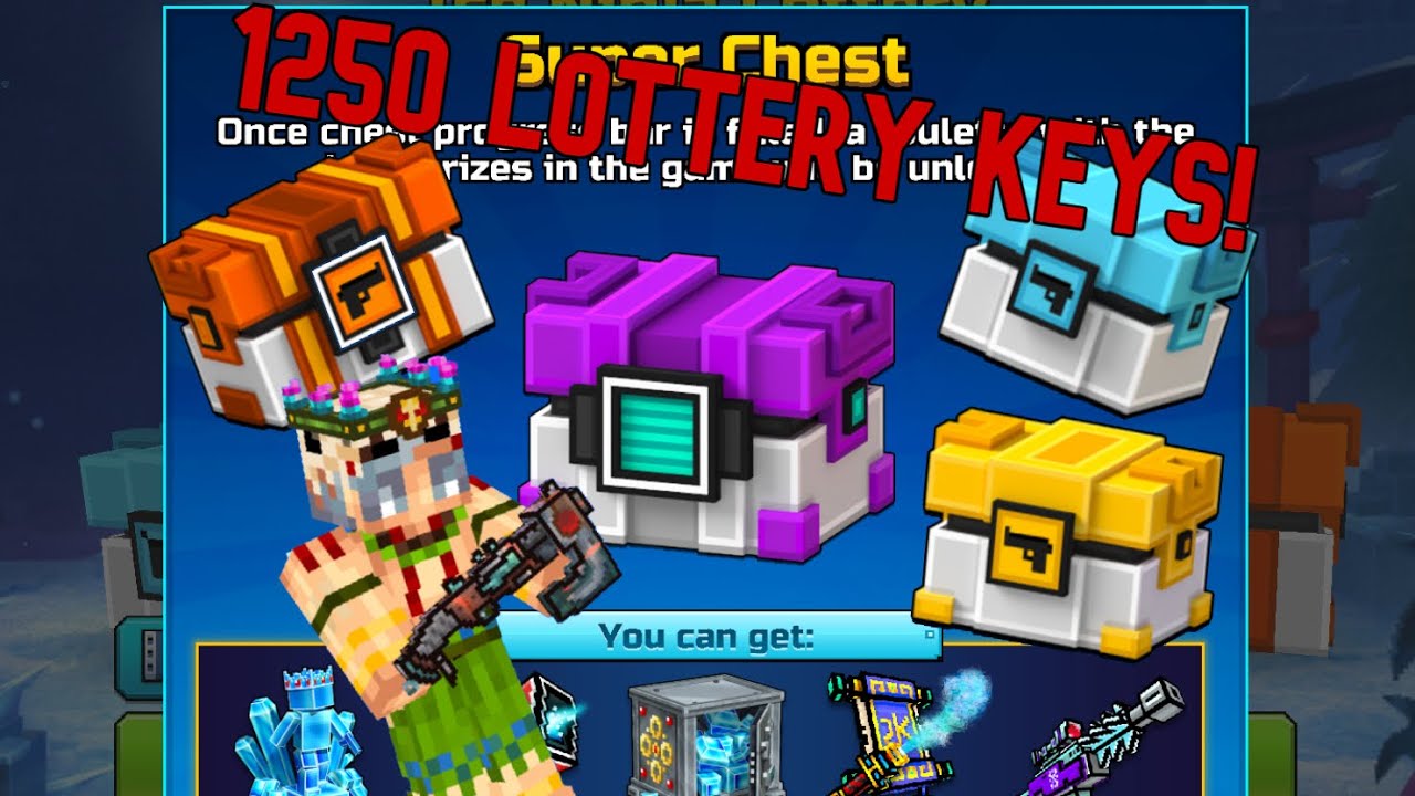 Spending 1250 Keys In The Lottery! (PG3D) - YouTube