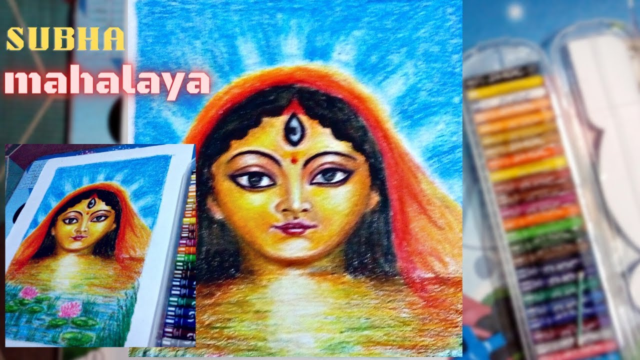 Mahalaya special drawing/Maa Durga drawing/Subho Mahalaya Drawing |Ma ...