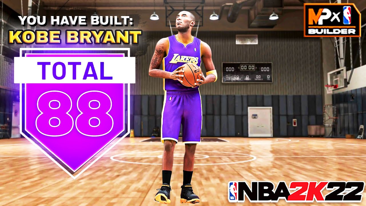 NBA 2K22 KOBE BRYANT BUILD - 88 BADGE UPGRADE 2-WAY SLASHING SHOT ...