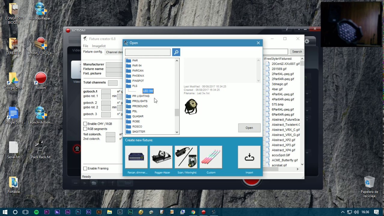 Freestyler DMX (Respuesta): Fixture par led (Sin manual ni consola ...