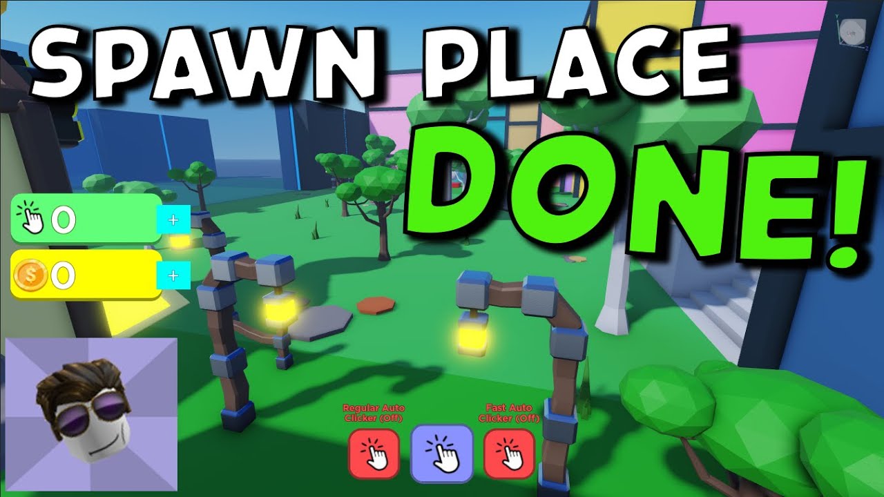 I made the spawn place in my simulator game! - YouTube