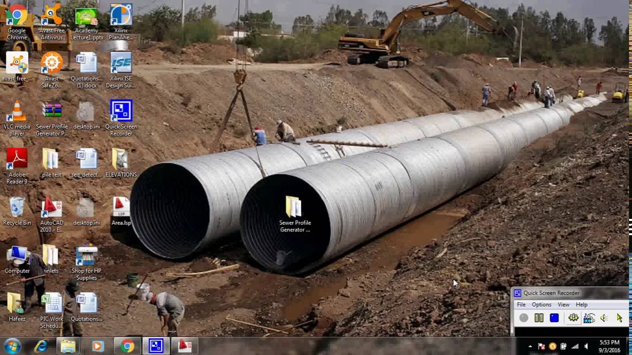 Sewer Profiles smart Program. - YouTube