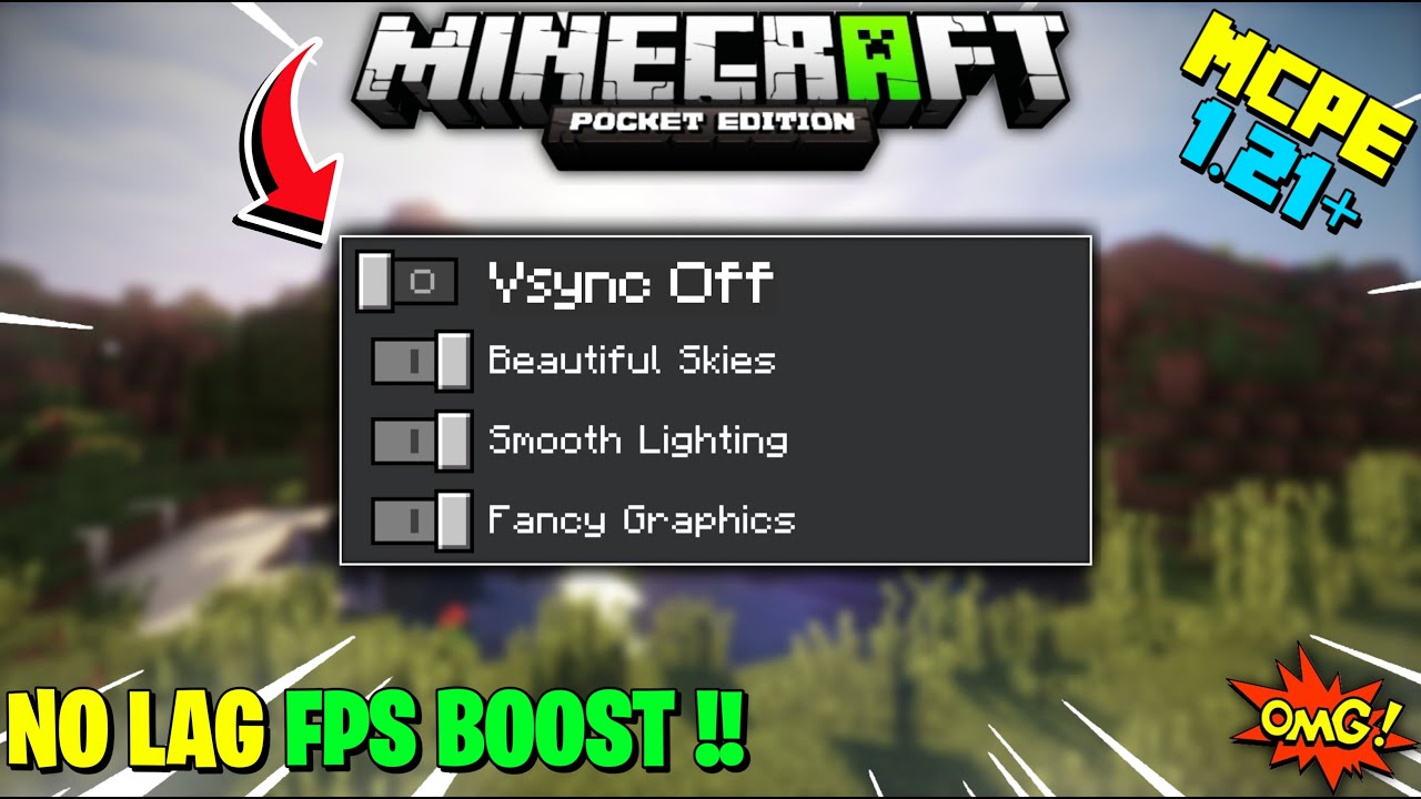 How To Turn Off V-Sync In Minecraft Pe 1.21+ || V-Sync On or Off Option ...