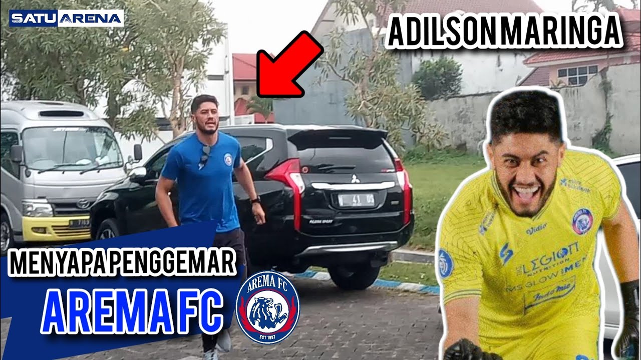Keren!! Adilson Maringa dengan ramah Menyapa Penggemar Arema FC, Saat ...