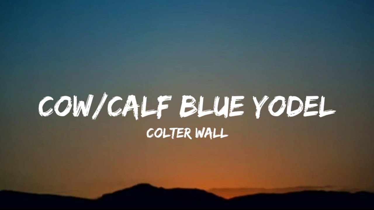 Colter Wall - Cow/Calf Blue Yodel (lyrics) - YouTube