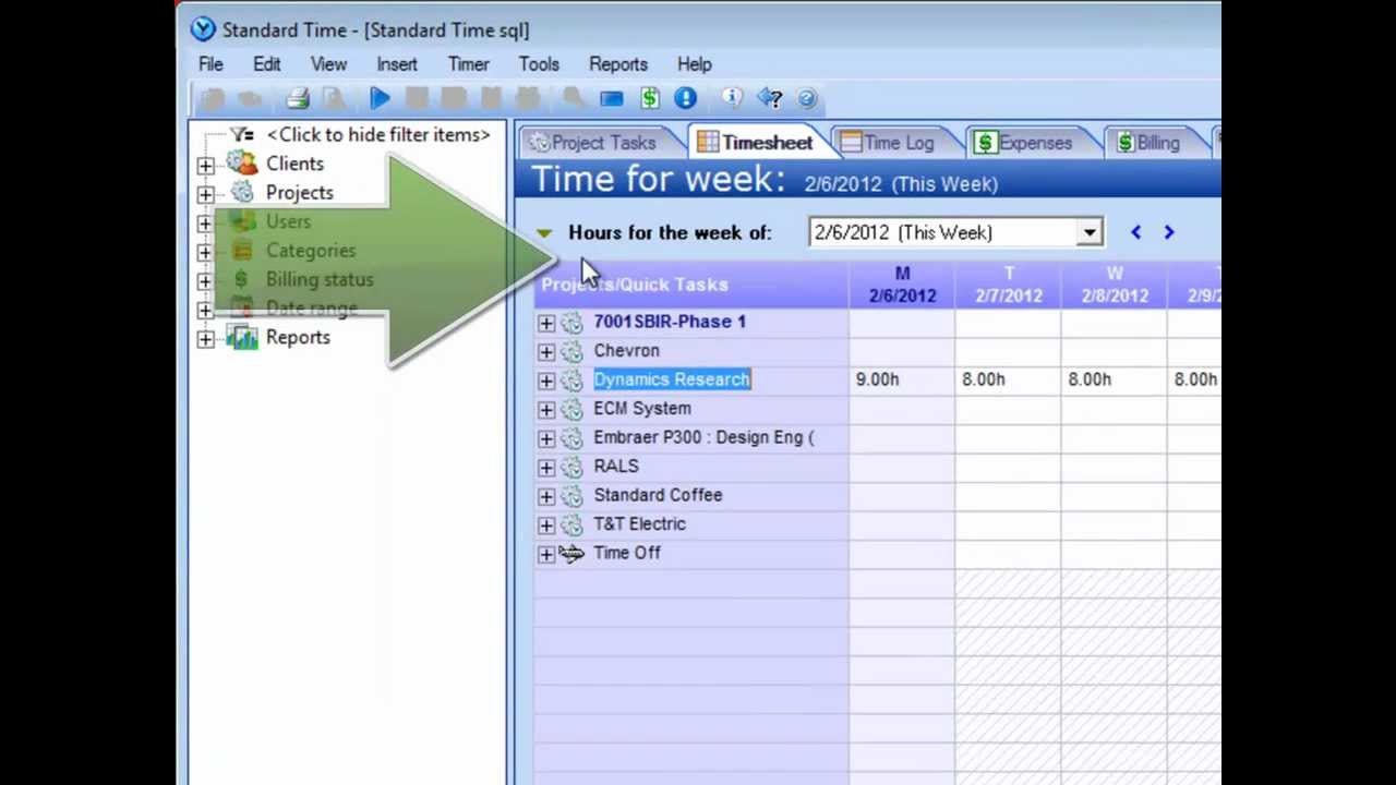 Expense Timesheet Template - YouTube