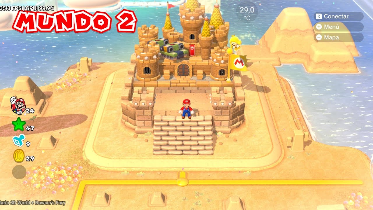 Mario 3D Wold + Bowser's Fury Mundo 2 - YouTube