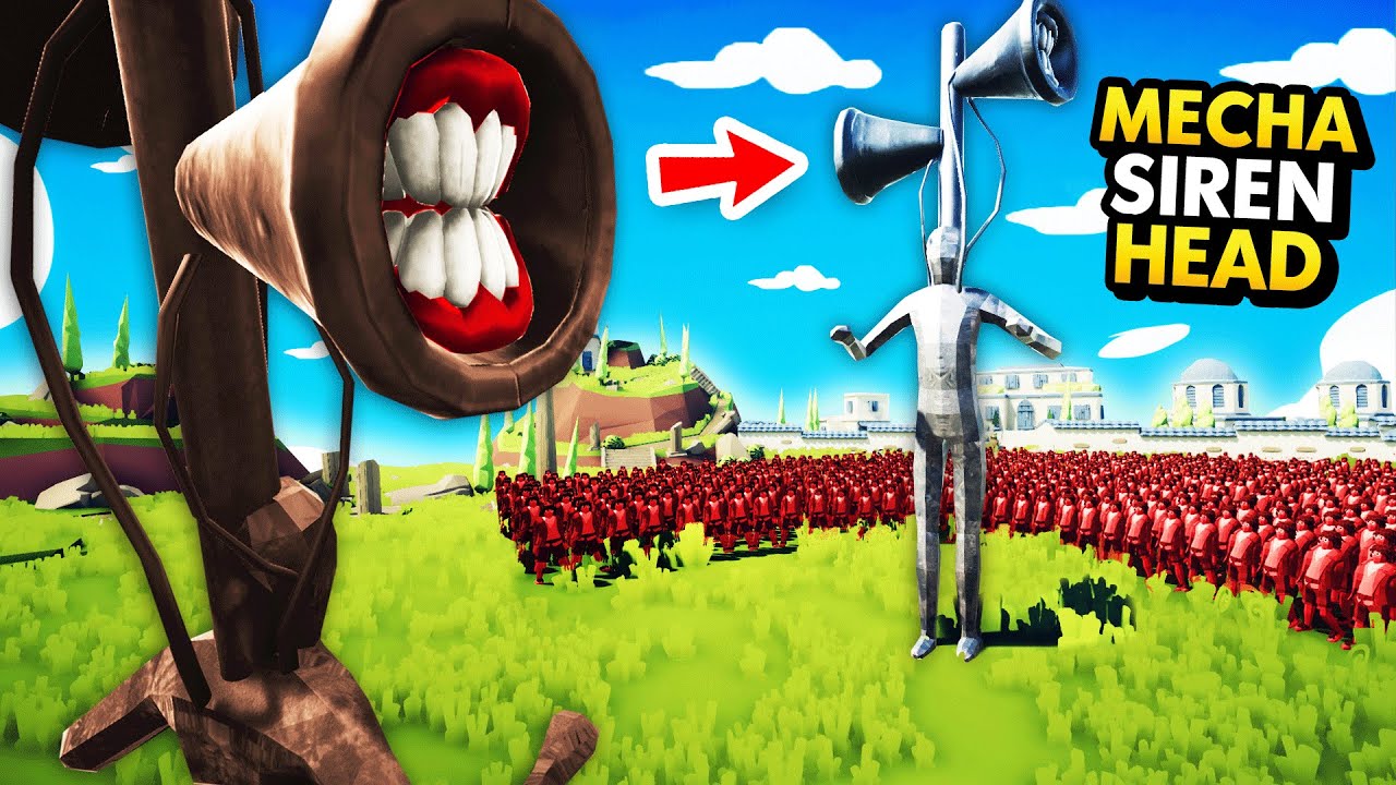 SIREN HEAD vs MECHA SIREN HEAD In TABS (Totally Accurate Battle ...