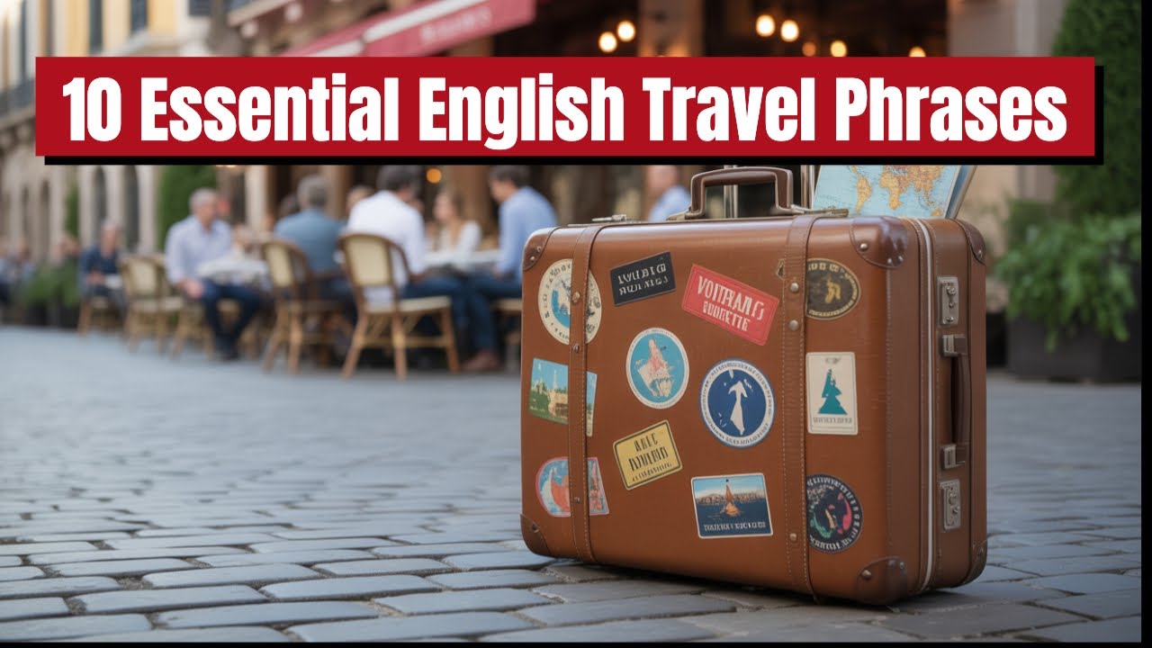 10 Essential English Travel Phrases ️ | Speak English Confidently ...