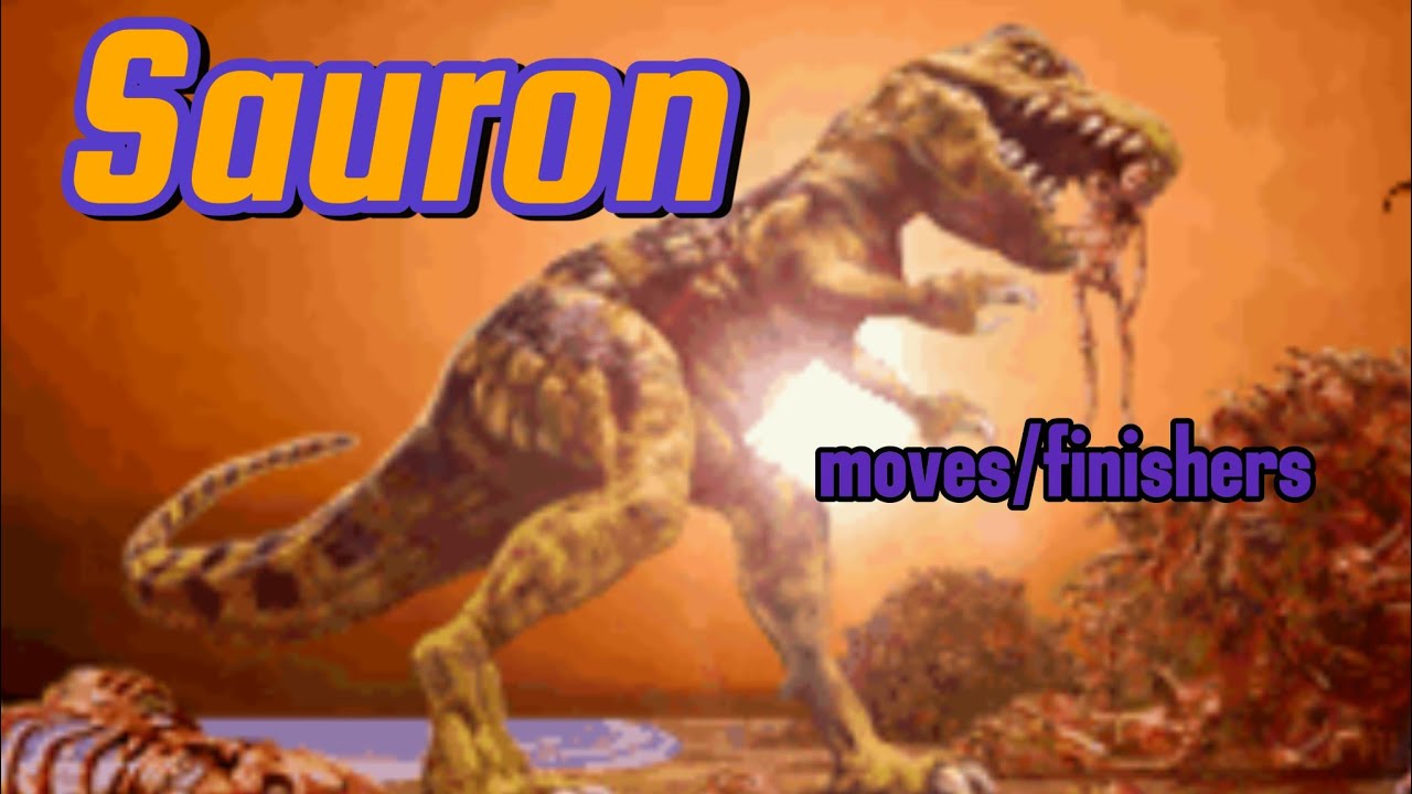 1) PRIMAL RAGE Moves - Sauron - YouTube