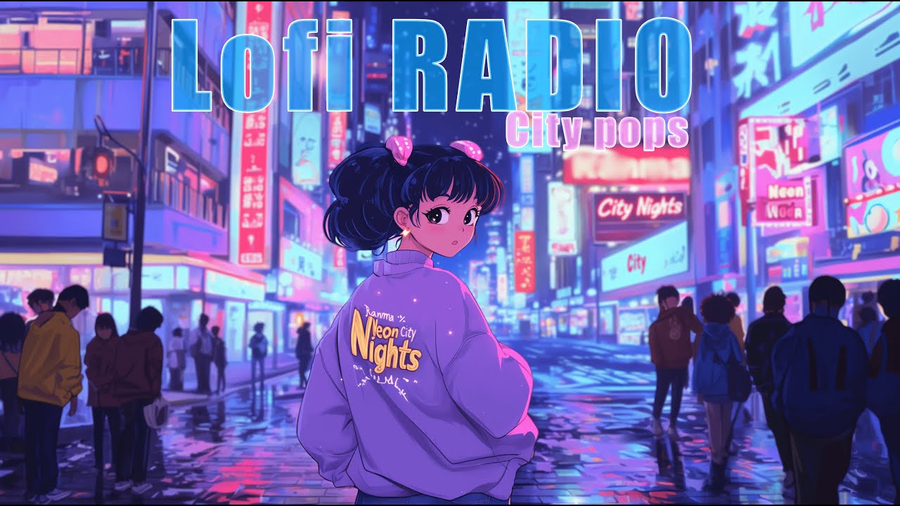 80's Lofi＆Chill Beats Radio🌠Cassette Sounds in the Night City - カセットテープの音と夜の街 - YouTube