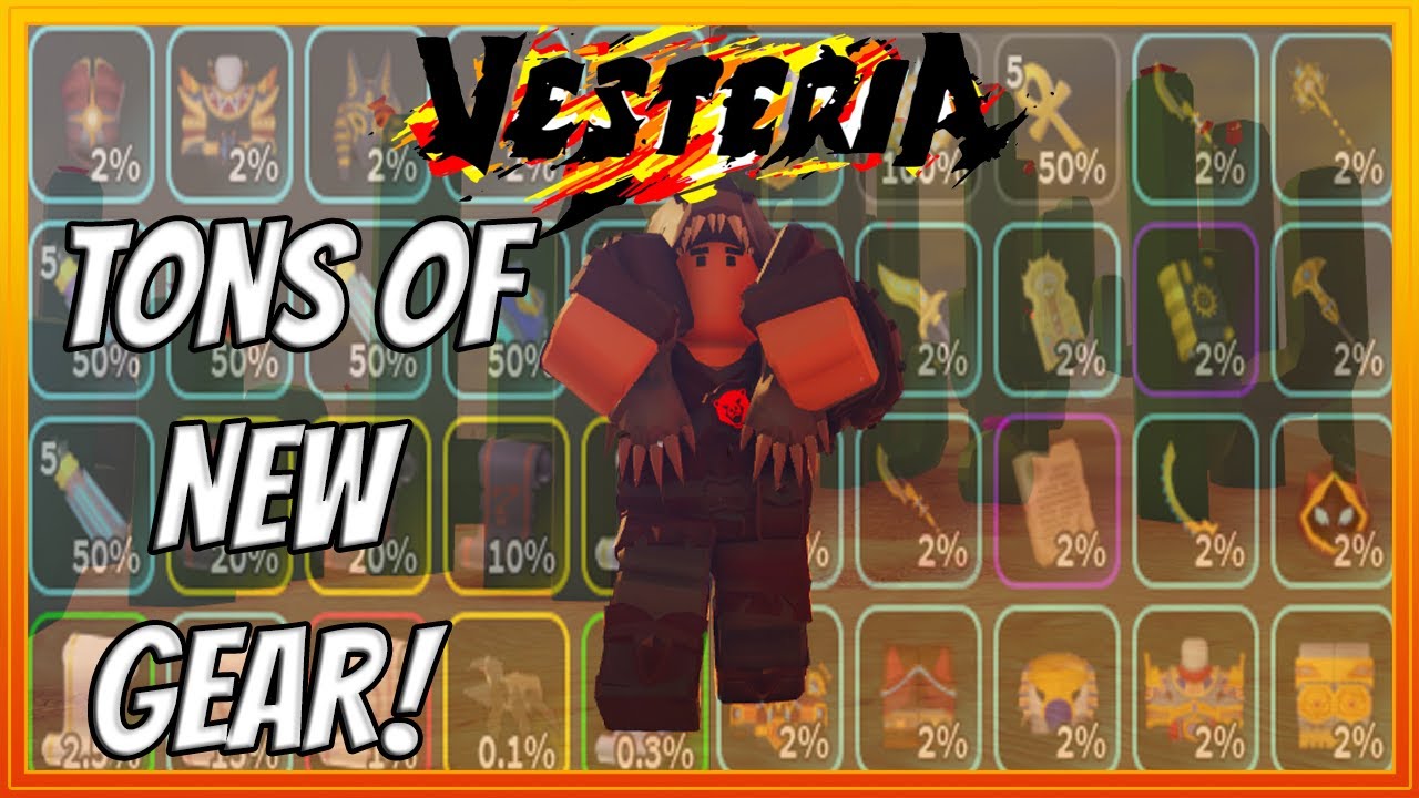 Vesteria - Tel Rey's Tomb Update [Weapons, Armors, Tomes, Scrolls ...