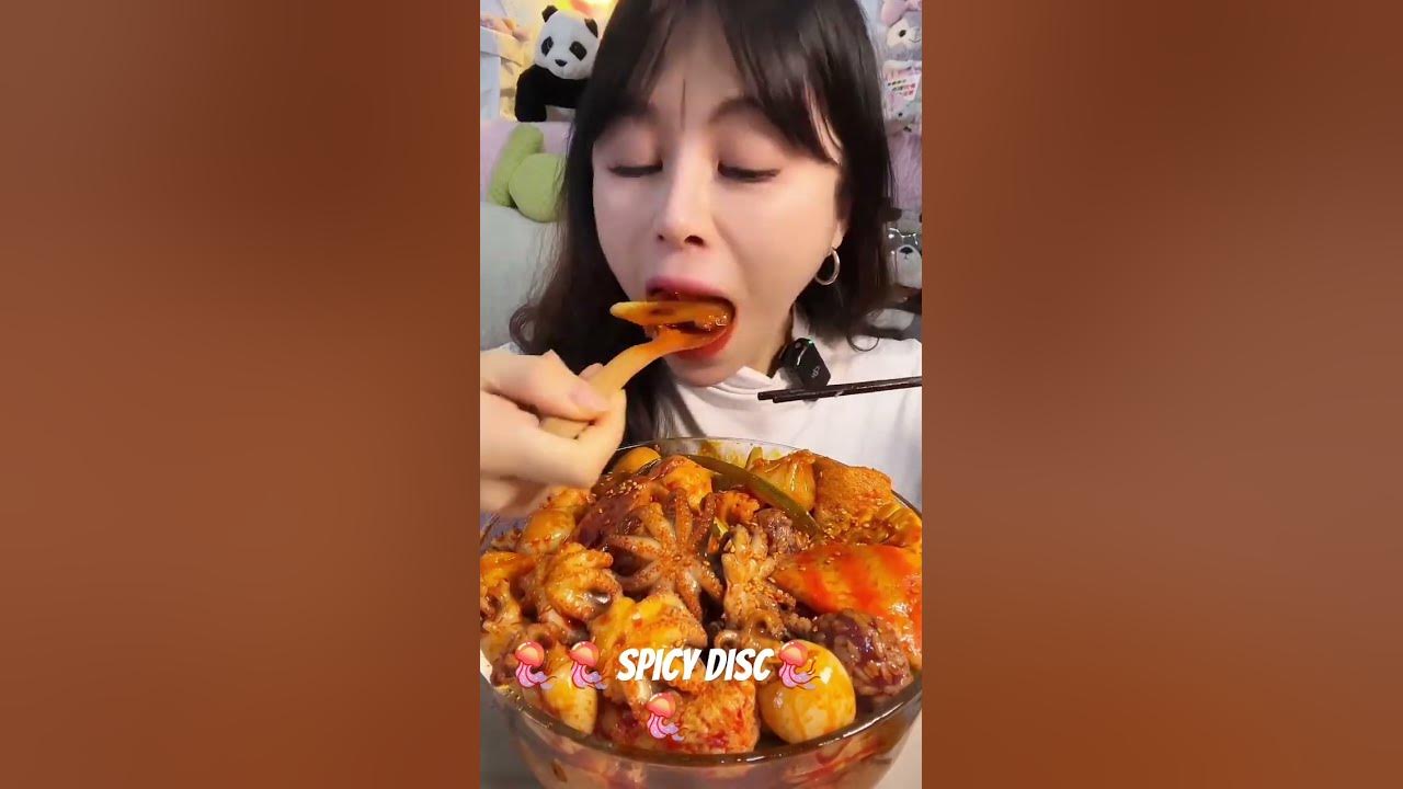 Chinese spicy disc🪼🪼 spicy seafood 🤤🤤 cheese # - YouTube