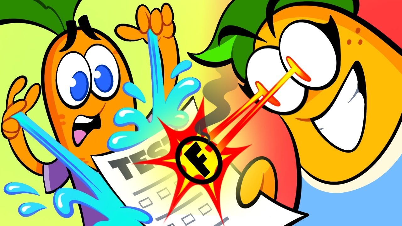 New Superhero School ! Crazy Pear Family Stories - YouTube