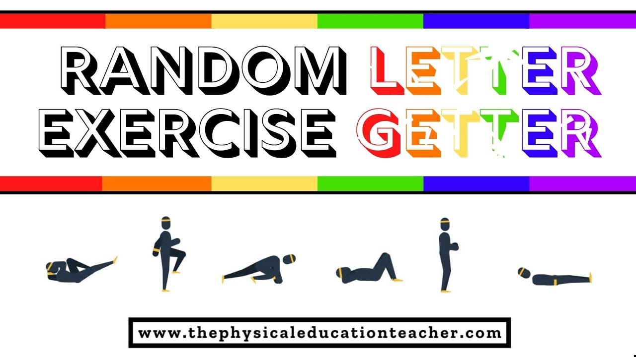 Random Letter Exercise Getter - Fun Movement Game for Kids (w/audio ...