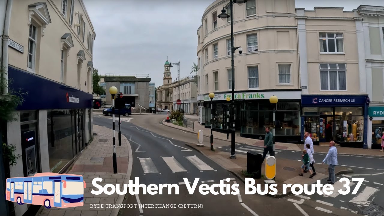 Southern Vectis Full Bus Route 37 (Ryde Transport Interchange Return ...