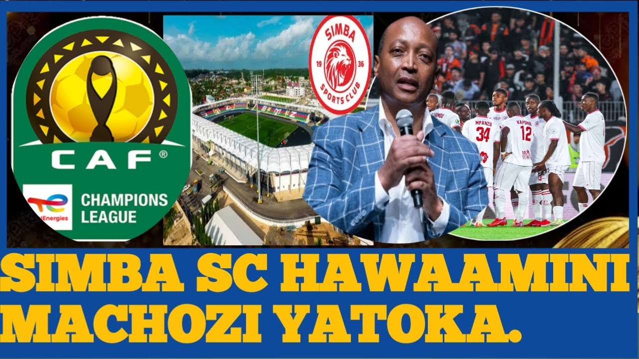 🔴LIVE; CAF WAIKAZIA SIMBA SPORTS CLUB, MECHI NI ZANZIBAR, MASHABIKI WALILIA CAF NA ENG.HERSI ...