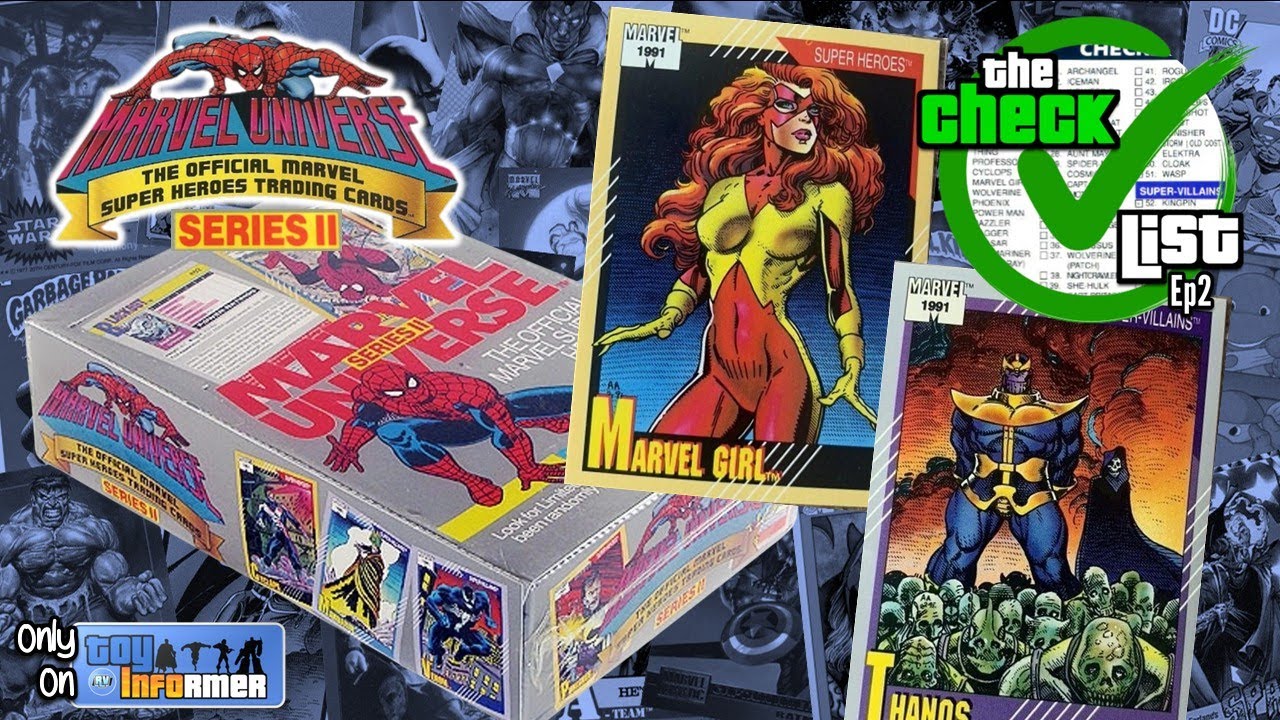 Marvel Universe Series 2 Trading Cards Impel 1991 - The Checklist Ep2 ...