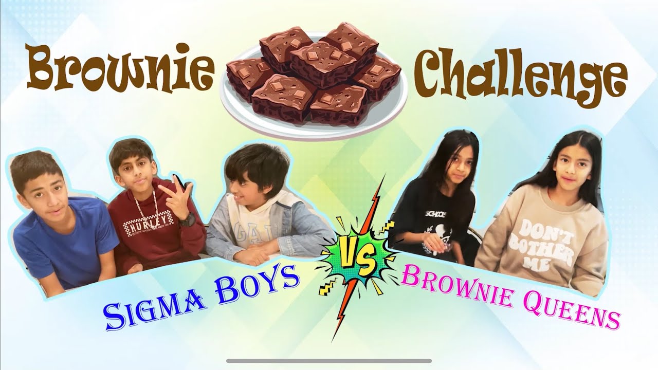 Brownie Challenge for Kids | Fun & Delicious Baking Competition! - YouTube