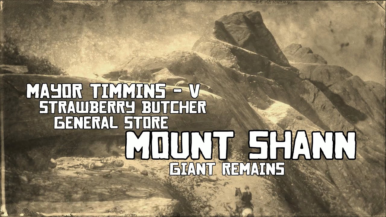 Mayor Timmins - V; Strawberry Butcher; General Store; Mount Shann ...