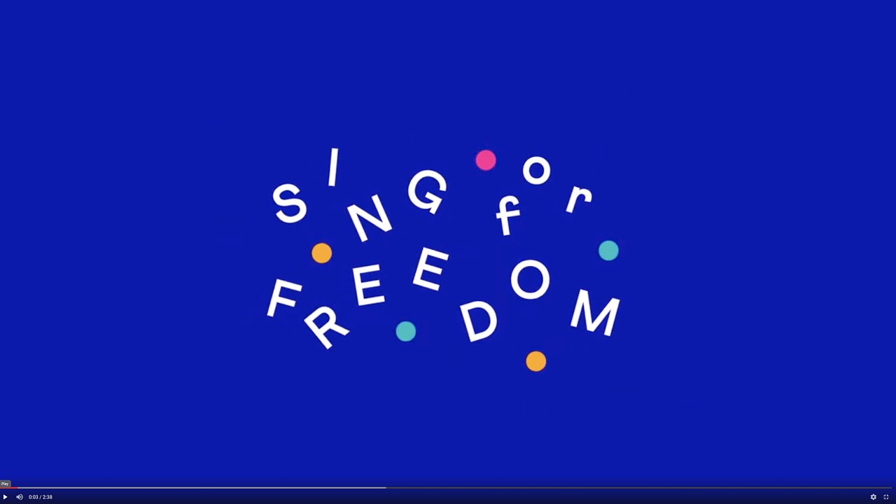 Sing for Freedom Choir - All about us - YouTube