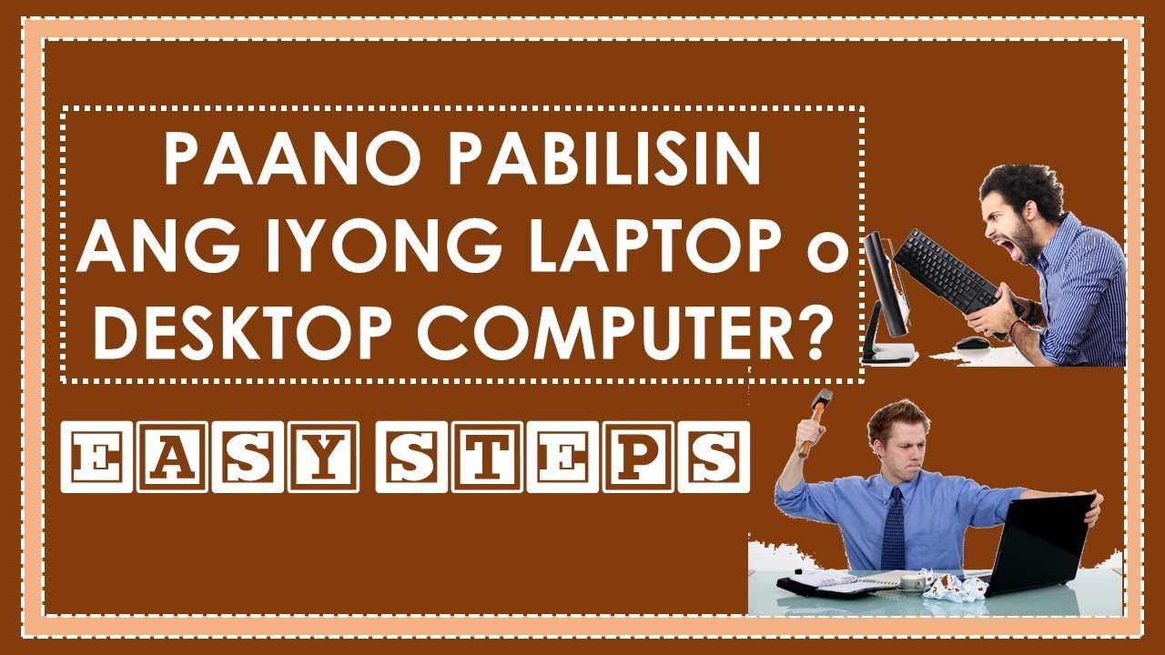 5 EFFECTIVE WAYS TO SPEED UP YOUR LAPTOP OR DESKTOP COMPUTER - YouTube