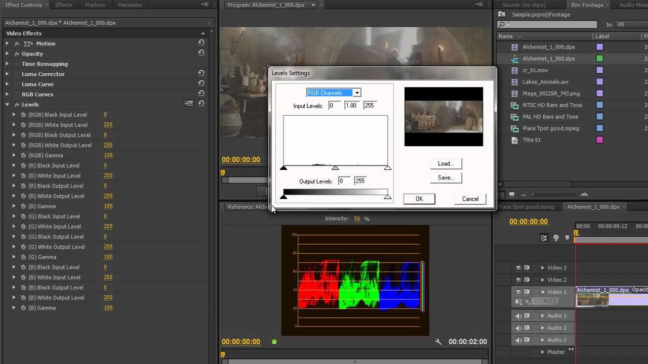Premiere Pro CS6 Techniques: 63 Color 16 Levels Effect - YouTube