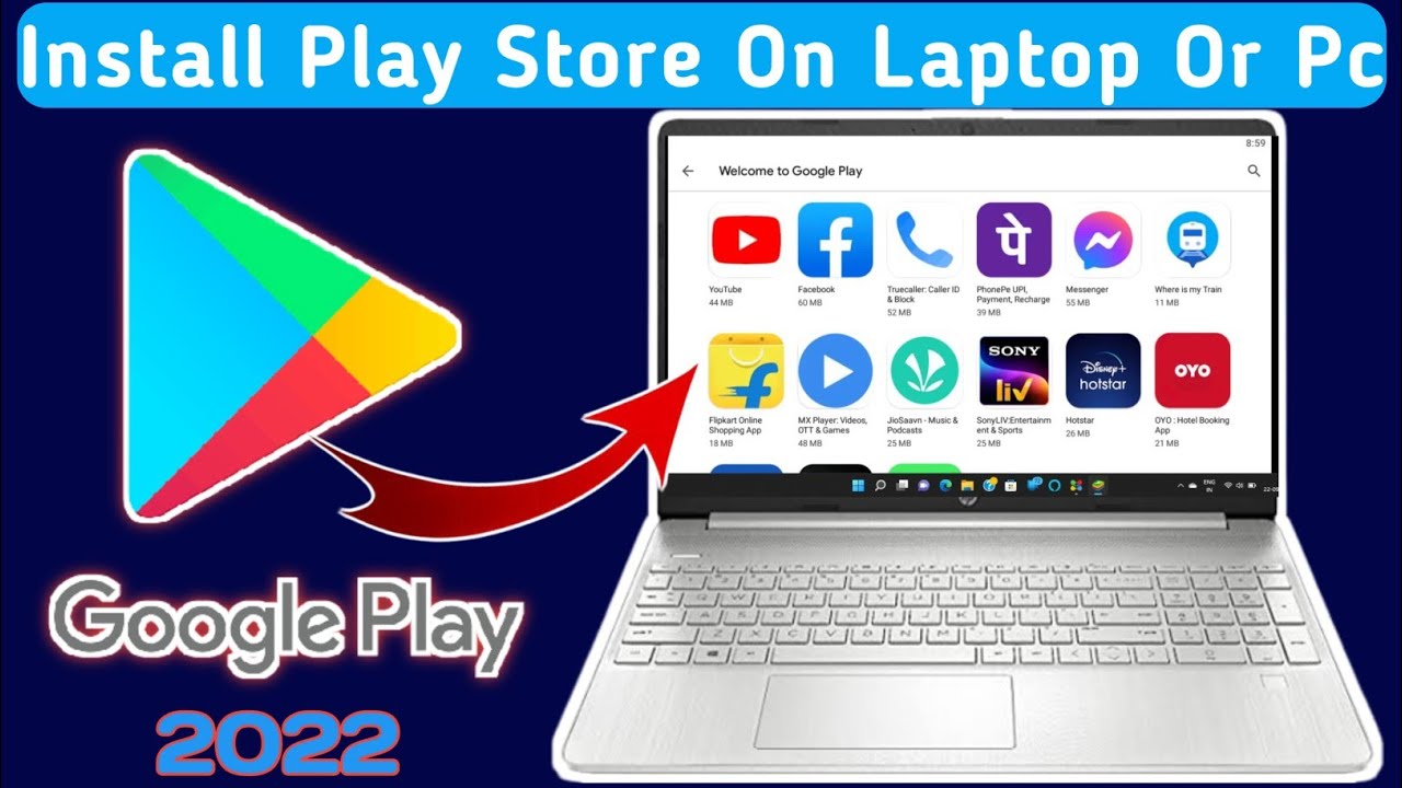 How To Download Playstore In Laptop | Windows & Mac | Install Playstore In Laptop Or Pc - YouTube