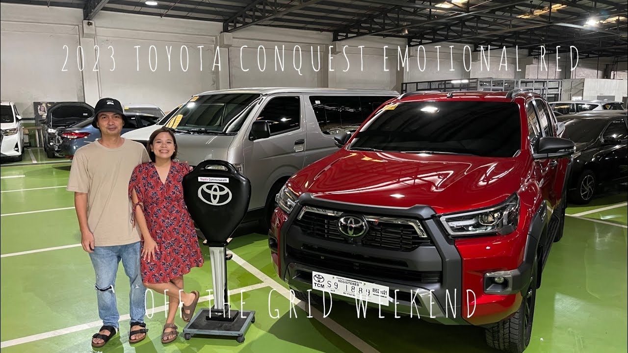 2023 TOYOTA HILUX CONQUEST AT| EMOTIONAL RED | COMMONWEALTH - YouTube