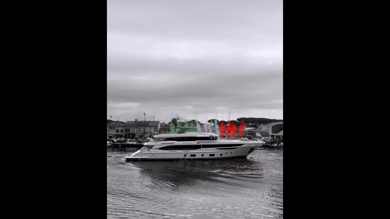 Launching Ceremony "PAPA JOE" Benetti 44M Diamond - YouTube