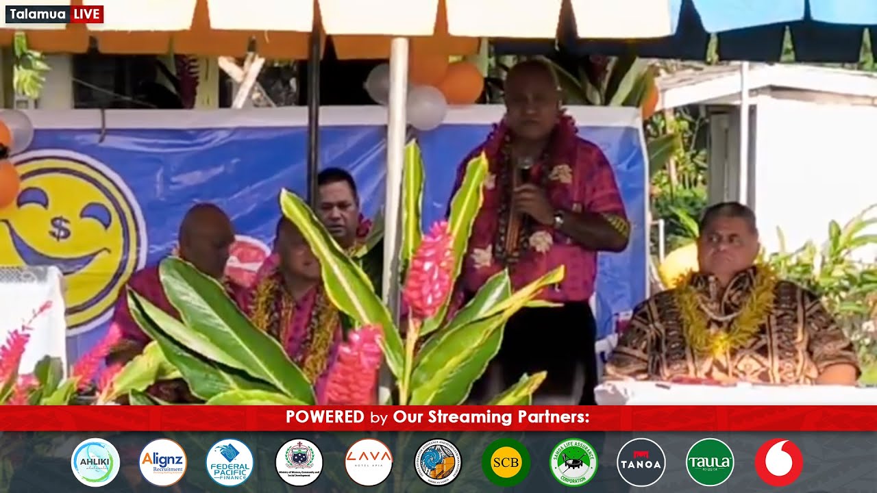 Tatalaina aloaia e le Afioga Hon. Seuula Ioane, Minisita o Aoga ...