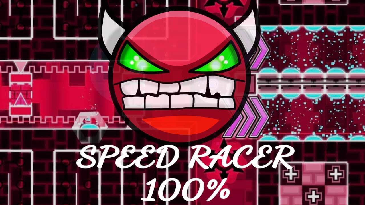 SPEED RACER 100% |easy demon| geometry dash - YouTube
