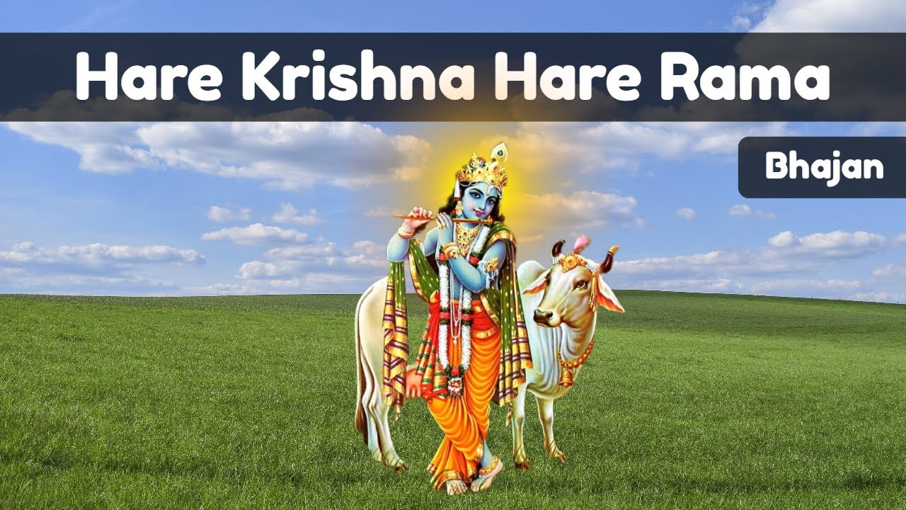 The Powerful Hare Krishna Hare Rama Bhajan🙏| 108 Times | Peaceful ...
