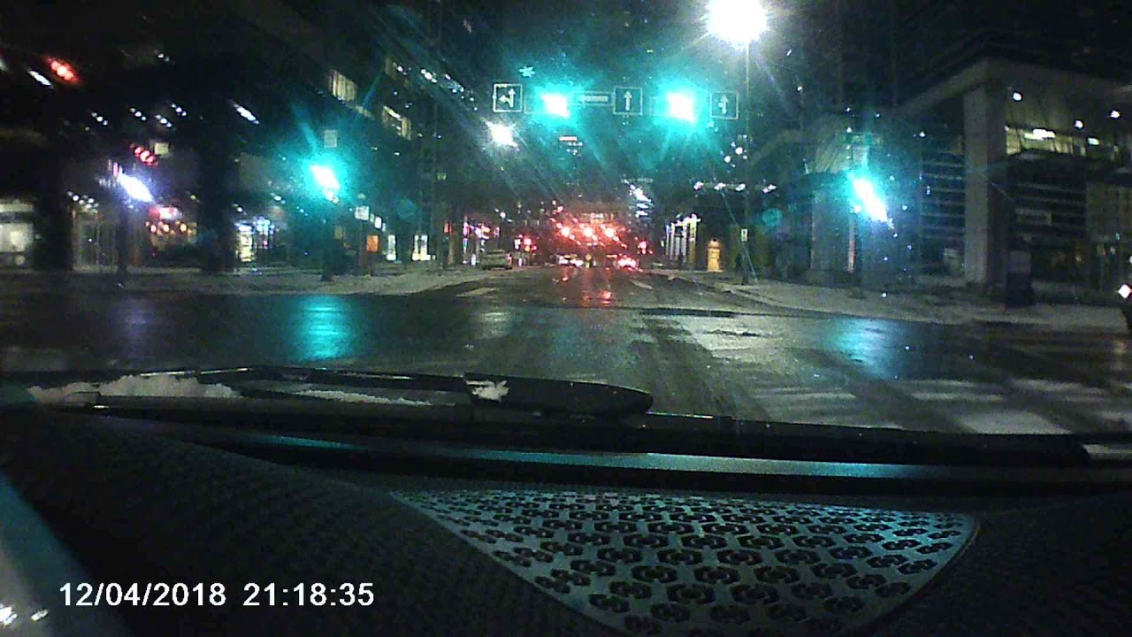 Driving a Car2go in Calgary at Night. - YouTube