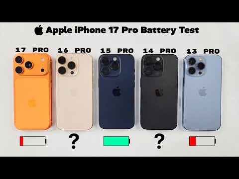 iPhone 17 PRO vs 16 PRO vs 15 PRO vs 14 PRO - iOS 26.4 ULTIMATE DRAIN TEST