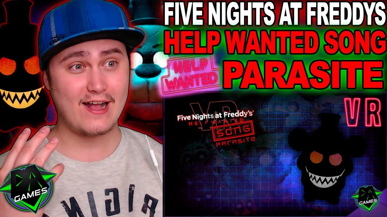 FNAF: HELP WANTED SONG (Parasite) | DAGames | Reaction | Rocking It ...
