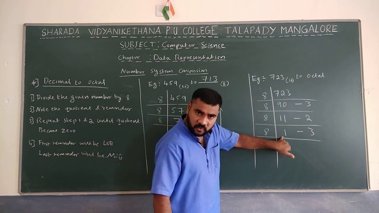 Chapter-3 Data Representation part-4 by Mr. Sunil Kumar H - YouTube