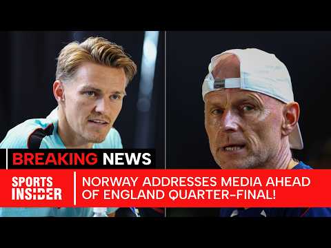 Ødegaard & Solbakken Press Conference Before England vs Norway | FIFA World Cup 2026 | AD1Z