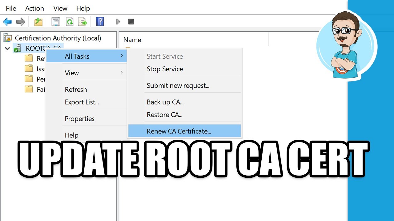 Renew Intermediate CA Certificate with Root CA Offline | Part 6! - YouTube
