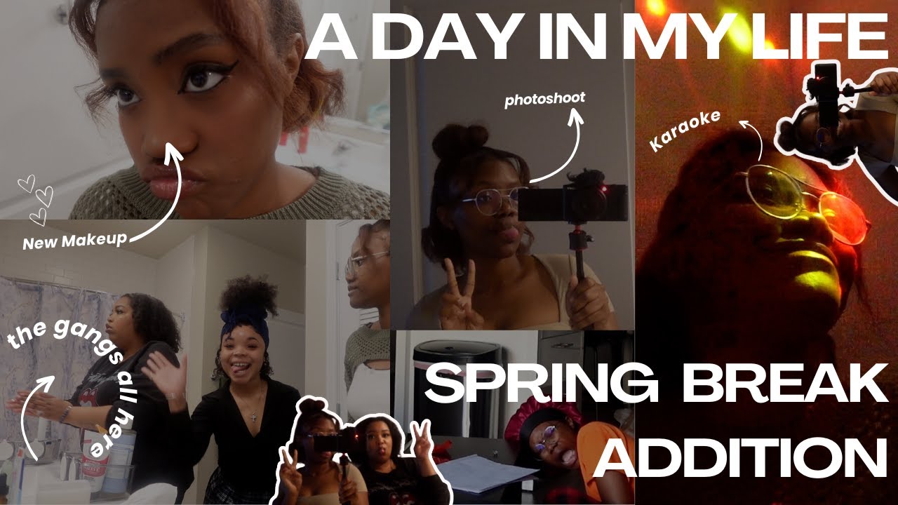 First Day of College Spring Break || Karaoke, shopping, trying ...