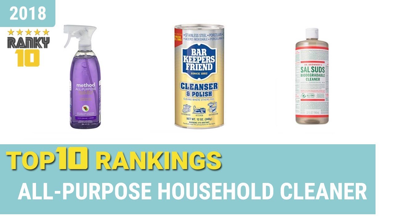 Best All-Purpose Household Cleaner Top 10 Rankings, Review 2018 ...